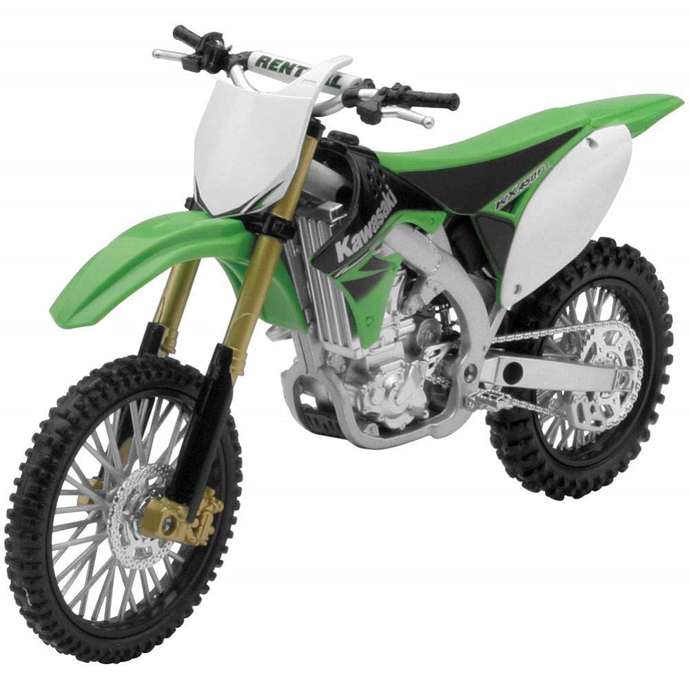 New Ray Die-Cast Kawasaki KX450F Motorcycle Replica, 1:12 SCALE, Green