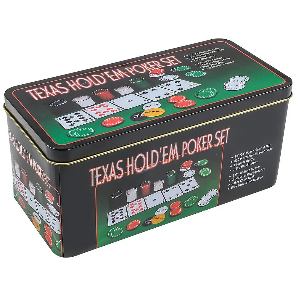 Rhode Island Novelty Texas Holdem Poker Set