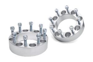 rough country 2" 8x6.5 wheel spacers for 2001-2010 chevy/gmc 2500hd - 1095