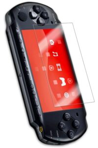 iqshield screen protector compatible with sony psp 2000 slim liquidskin anti-bubble clear tpu film [video game]