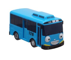 tayo toy push and go bus - christmas birthday gifts for kids and toddlers boys and girls blue