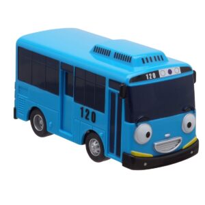 Tayo Toy Push and Go Bus - Christmas Birthday Gifts for Kids and Toddlers Boys and Girls Blue