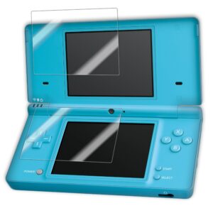 iqshield screen protector compatible with nintendo dsi liquidskin anti-bubble clear tpu film [video game]