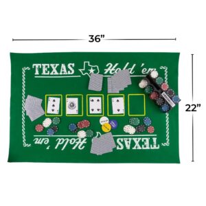 Rhode Island Novelty Texas Holdem Poker Set