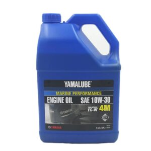 yamaha new oem yamalube 4m 10w30 4-stroke outboard marine oil, lub-10w30-fc-04