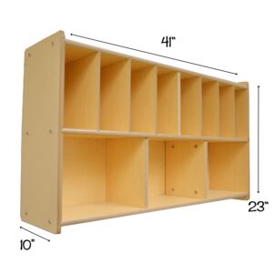 Children’s Factory Value Line Overhead Diaper Storage Organizer, Wall Mount Classroom, Nursery, Daycare Furniture