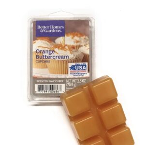 Better Homes and Gardens Orange Buttercream Cupcake Scented Wax Cubes