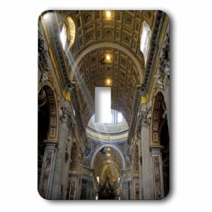 3drose lsp_82097_1 italy, rome. st peters basilica, interior eu16 cmi0562 cindy miller hopkins single toggle switch