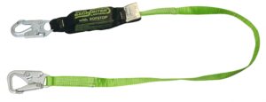 sperian 913b/6ftgn miller backbiter tie back lanyard, green, green