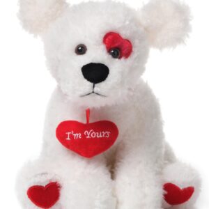 Bearington Smootchie Poochie Valentine's Day Stuffed Animal, 10 Inch Puppy Stuffed Animal, Ideal for Valentine's Day Gifts