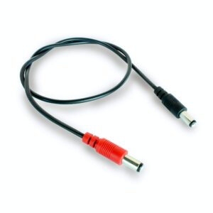 voodoo lab pedal power cable - 18 inches str-str rev