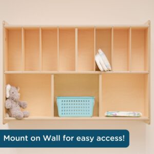 Children’s Factory Value Line Overhead Diaper Storage Organizer, Wall Mount Classroom, Nursery, Daycare Furniture