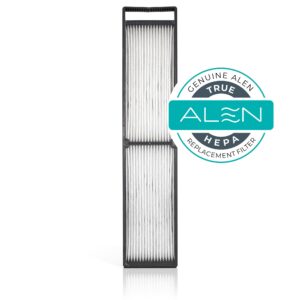 alen air filter tf50-fresh replacement hepa filter + carbon for paralda air purifier - captures allergens, dust + light household odors & smoke (1 filter)