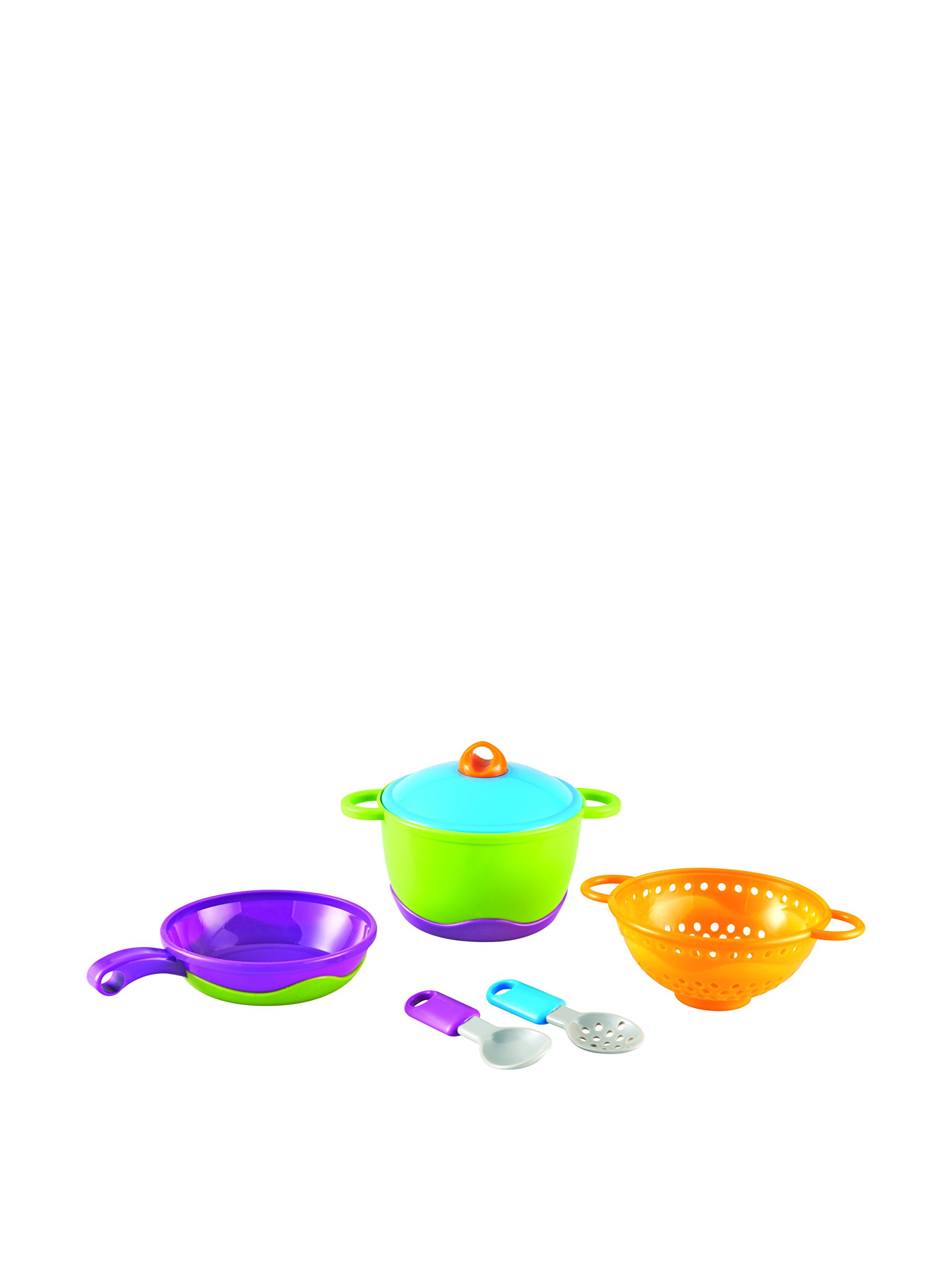 Learning Resources New Sprouts Cook it!, 6 Pieces, Ages 2+ Pretend Play Food for Toddlers, Preschool Learning Toys, Kitchen Play Toys for Kids