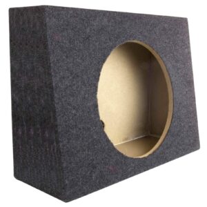 QPower QTW12 Single 12" Sealed Car Audio Subwoofer Sub Box Enclosures, Pair