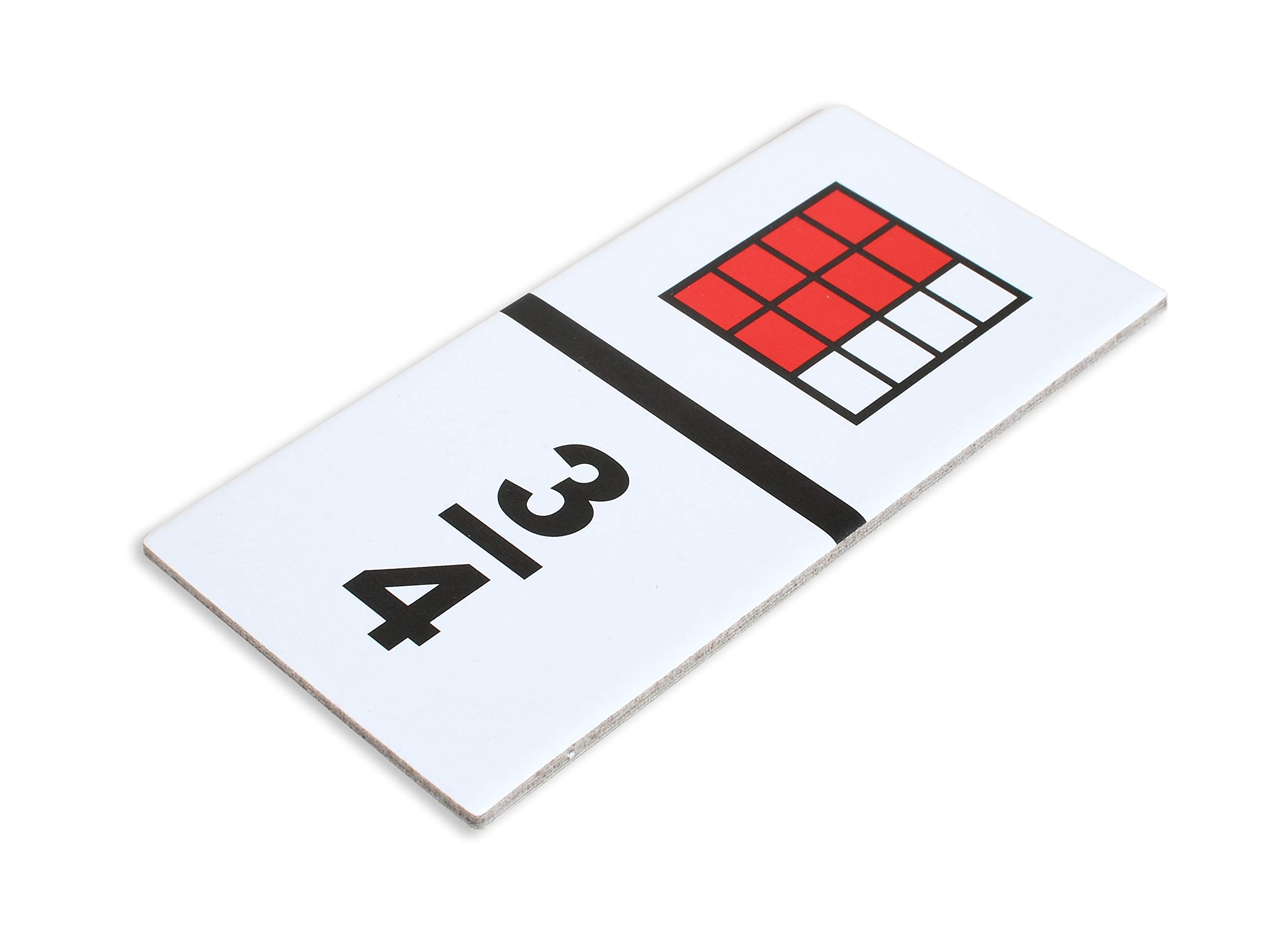 LEARNING ADVANTAGE The Original Fraction Dominoes - 49 Dominoes - Math Manipulative for Kids - Equate, Add and Subtract Fractions