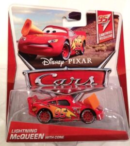 cars 95 lightning mcqueens lightning mcqueen with cone die cast vehicle