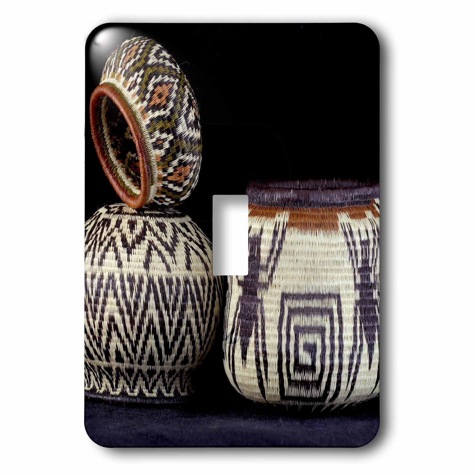 3dRose LLC lsp_86901_1 Panama Embera Indian Baskets Handicraft Sa15 Cmi0217 Cindy Miller Hopkins Single Toggle Switch