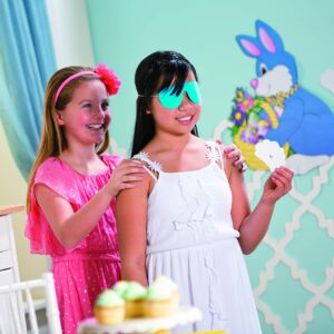 "Pin The Tail On The Bunny" Party Game For Children, Easter Party Supplies, Classic Birthday Games(Includes Instructions and Blindfold)