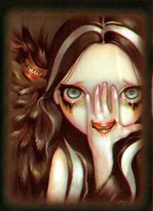 artists of magic premium deck protectors: speak no evil /artwork by jasmine becket griffith (pack of 80 sleeves)