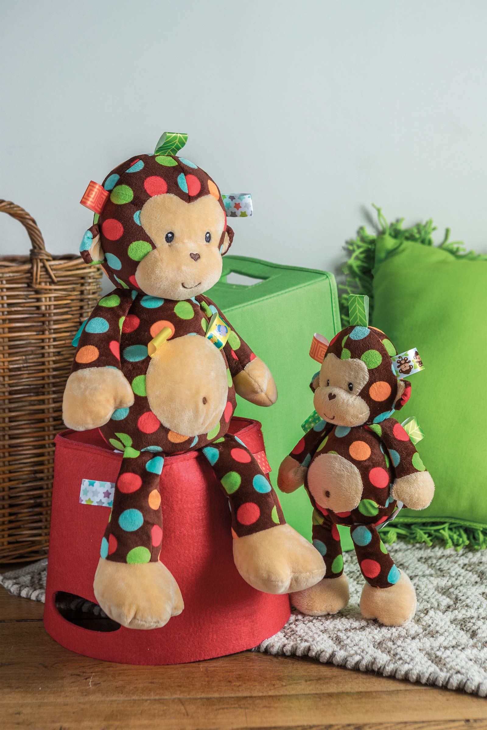 Taggies Dazzle Dots Soft Toy, Monkey