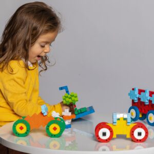 PLUS PLUS Big - Make&Go Mini Vehicles - 29 Pcs - PP3423 Basic