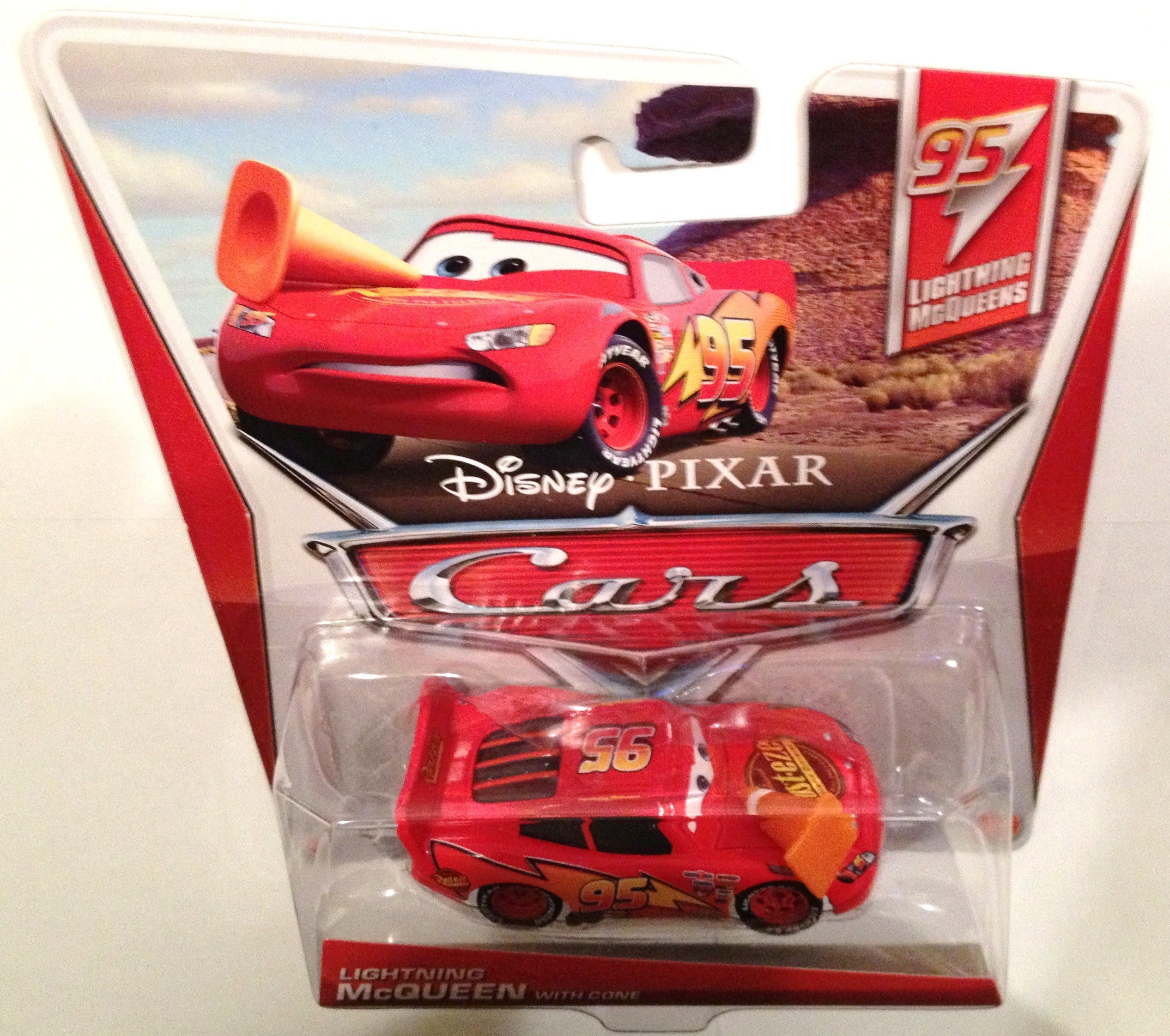 Cars 95 Lightning McQueens Lightning McQueen with Cone Die Cast Vehicle