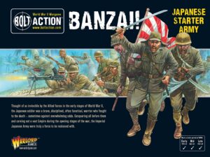 bolt action banzai! 1,000pt imperial japanese army starter army, 28mm wargaming miniatures