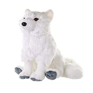 Wild Republic Arctic Fox Plush, Stuffed Animal, Plush Toy, Gifts for Kids, Cuddlekins 12 Inches