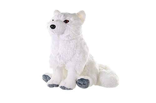 Wild Republic Arctic Fox Plush, Stuffed Animal, Plush Toy, Gifts for Kids, Cuddlekins 12 Inches