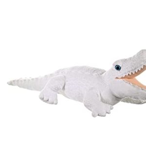 Wild Republic White Alligator Plush, Stuffed Animal, Plush Toy, Gifts for Kids, Cuddlekins 12 Inches