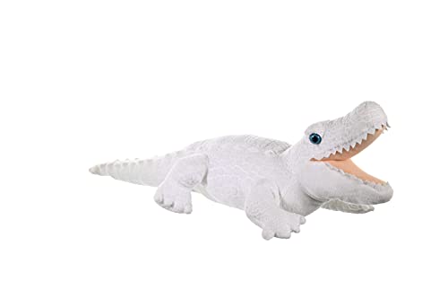 Wild Republic White Alligator Plush, Stuffed Animal, Plush Toy, Gifts for Kids, Cuddlekins 12 Inches