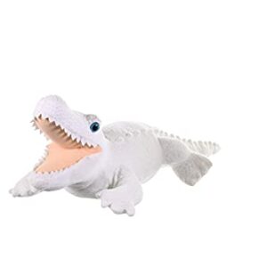 Wild Republic White Alligator Plush, Stuffed Animal, Plush Toy, Gifts for Kids, Cuddlekins 12 Inches