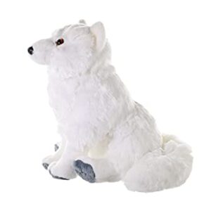 Wild Republic Arctic Fox Plush, Stuffed Animal, Plush Toy, Gifts for Kids, Cuddlekins 12 Inches