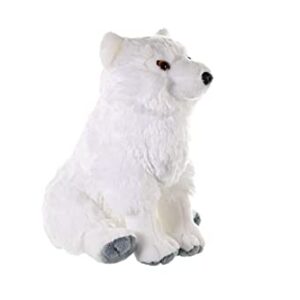 Wild Republic Arctic Fox Plush, Stuffed Animal, Plush Toy, Gifts for Kids, Cuddlekins 12 Inches