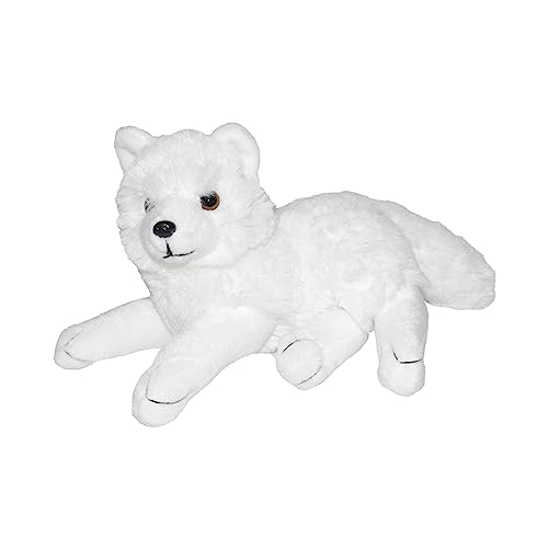 Wild Republic Arctic Fox Plush, Stuffed Animal, Plush Toy, Gifts for Kids, Cuddlekins 8 Inches, Multi