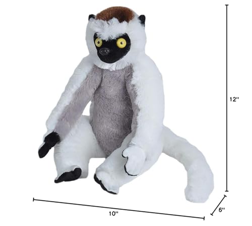 Wild Republic Sifaka Plush, Stuffed Animal, Plush Toy, Gifts for Kids, Cuddlekins 12 Inches