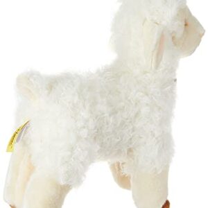 Aurora® Realistic Miyoni® Lovely Lamb Stuffed Animal - Lifelike Detail - Cherished Companionship - White 10 Inches