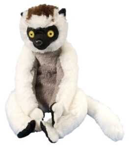 wild republic sifaka plush, stuffed animal, plush toy, gifts for kids, cuddlekins 12 inches