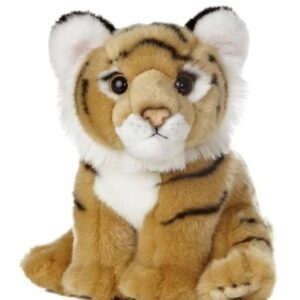 Aurora® Adorable Miyoni® Tots Bengal Tiger Cub Stuffed Animal - Lifelike Detail - Cherished Companionship - Brown 10 Inches