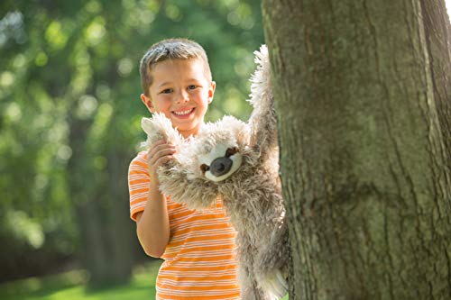 Wild Republic Cuddlekin Three Toed Sloth 12" Plush, Cuddlekins (12257)