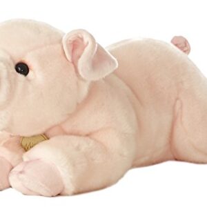 Aurora® Realistic Miyoni® Pig Stuffed Animal - Lifelike Detail - Cherished Companionship - Pink 16 Inches