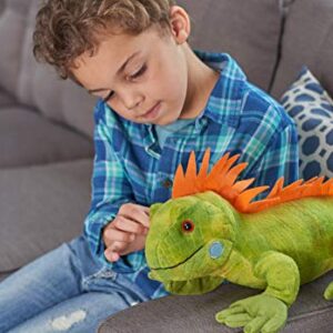 Wild Republic Iguana Plush, Stuffed Animal, Plush Toy, Kids Gifts, Cuddlekins, 15 Inches, Multi (12905)