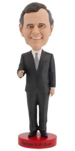 royal bobbles george h. w. bush 41st president of the united states collectible bobblehead statue