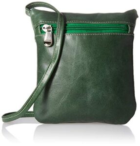 david king & co. florentine top zip mini bag 3507 red, green, one size