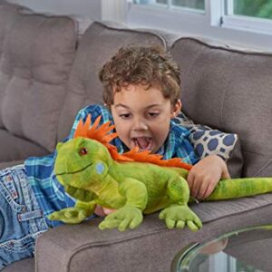 Wild Republic Iguana Plush, Stuffed Animal, Plush Toy, Kids Gifts, Cuddlekins, 15 Inches, Multi (12905)