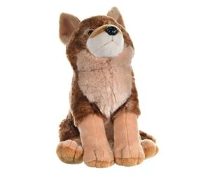 wild republic coyote plush, stuffed animal, plush toy, gifts for kids, cuddlekins 12 inches