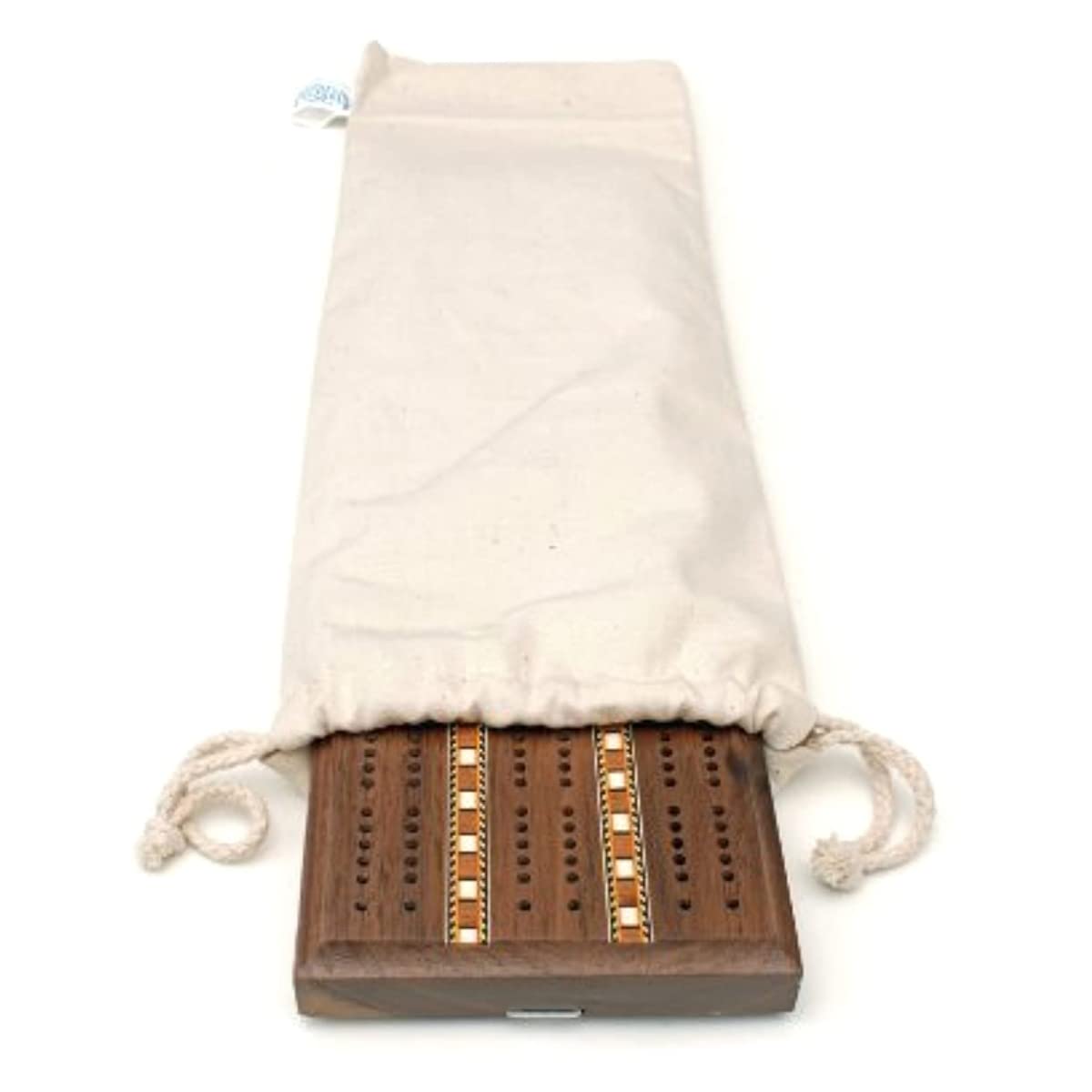 WE Games Cribbage Board Cloth Storage Bag - Protects and Stores Cribbage Boards, Travel Cribbage Boards, and Accessories, 18 in. with Drawstring When Flat