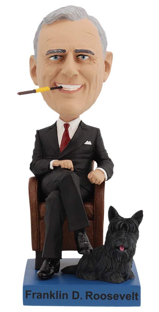 Royal Bobbles Franklin Delano Roosevelt 32nd President of The United States Collectible Bobblehead Statue