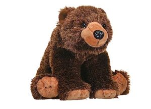 wild republic grizzly bear plush, stuffed animal, plush toy, gifts for kids, cuddlekins 12 inches, model:12832